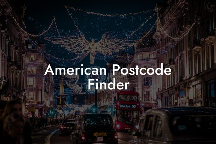 American Postcode Finder - UK Postcode Database - CSV & MySQL Postcodes