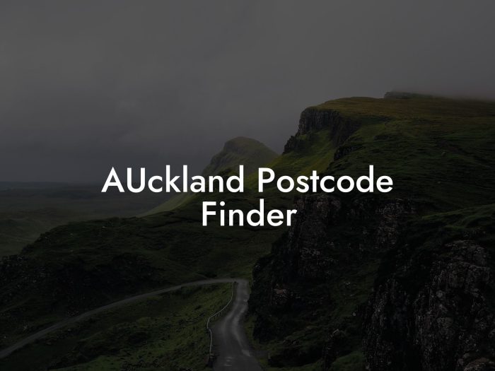 AUckland Postcode Finder - UK Postcode Database - CSV & MySQL Postcodes