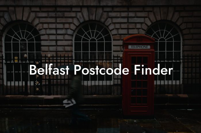 Belfast Postcode Finder - UK Postcode Database - CSV & MySQL Postcodes