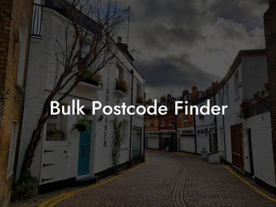 Bulk Postcode Finder - UK Postcode Database - CSV & MySQL Postcodes