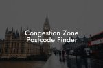 Congestion Zone Postcode Finder - UK Postcode Database - CSV & MySQL Postcodes
