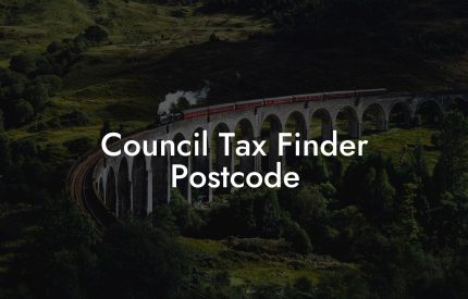 Council Tax Finder Postcode - UK Postcode Database - CSV & MySQL Postcodes