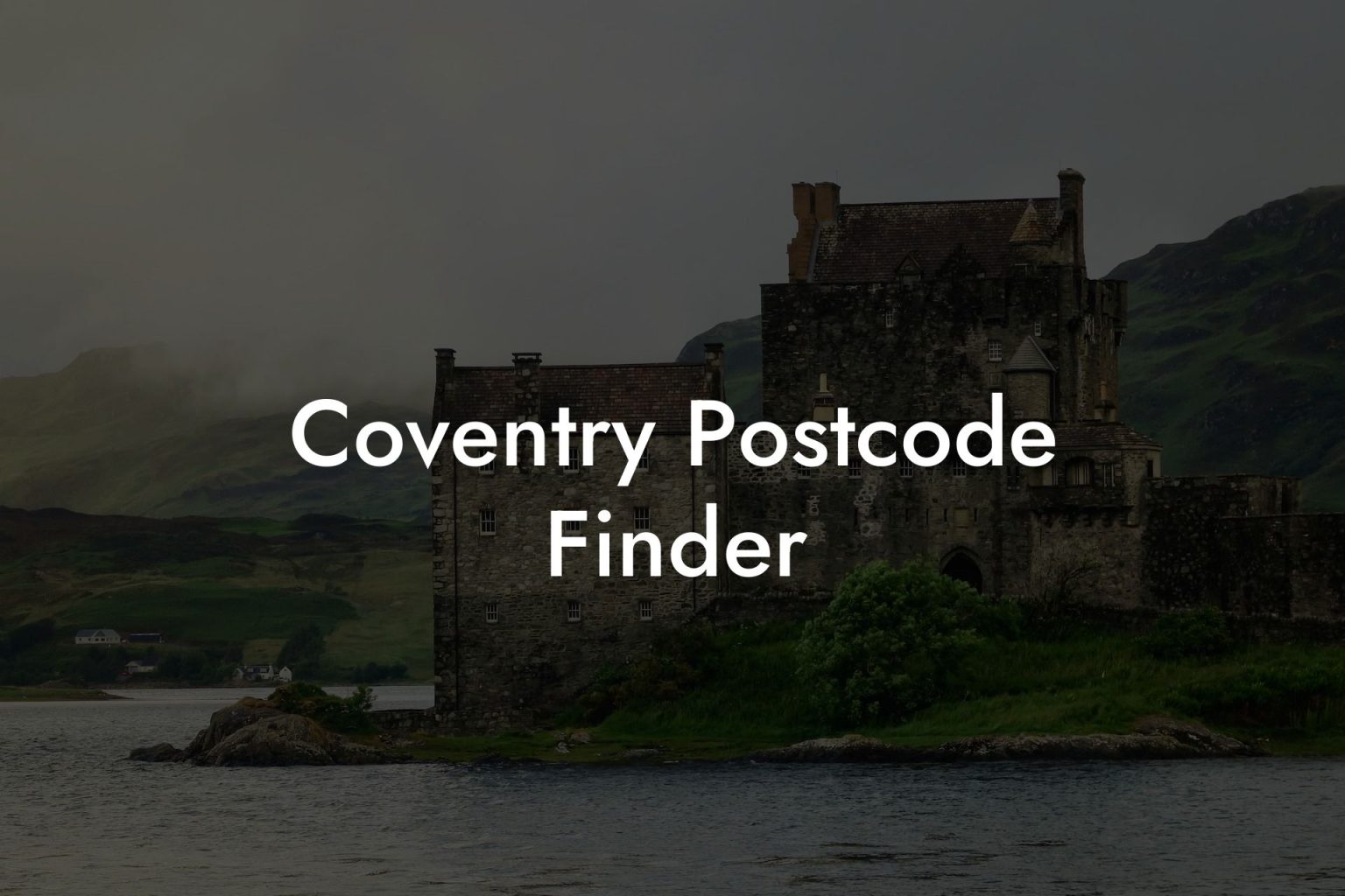 Coventry Postcode Finder - UK Postcode Database - CSV & MySQL Postcodes