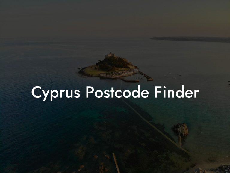 Cyprus Postcode Finder - UK Postcode Database - CSV & MySQL Postcodes