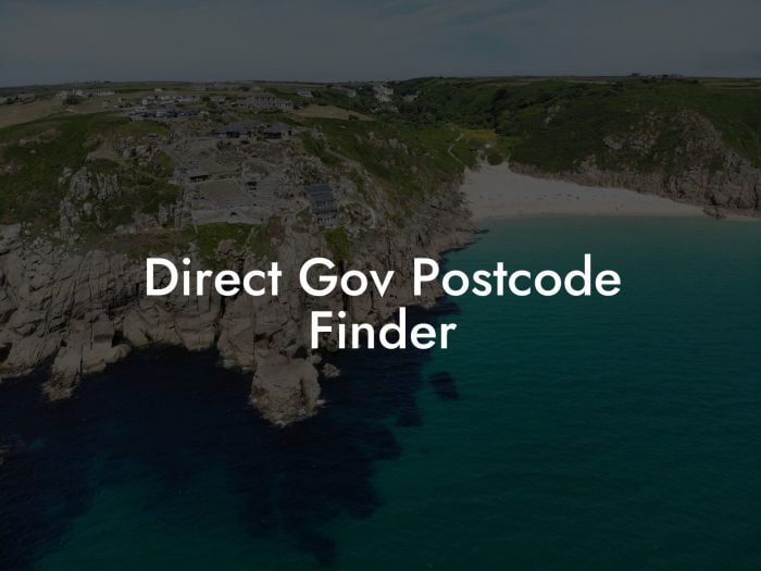 Direct Gov Postcode Finder - UK Postcode Database - CSV & MySQL Postcodes