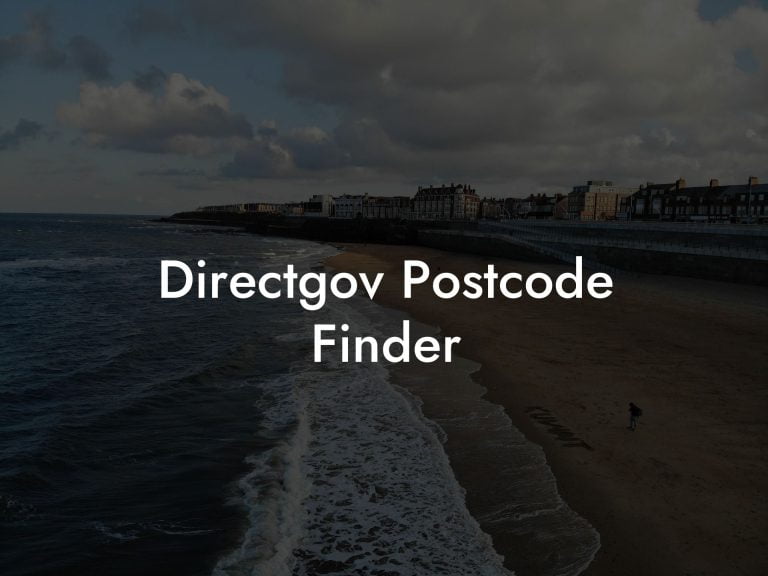 Directgov Postcode Finder - UK Postcode Database - CSV & MySQL Postcodes