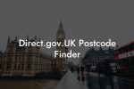 Direct.gov.UK Postcode Finder - UK Postcode Database - CSV & MySQL Postcodes