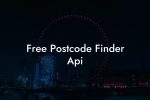 Free Postcode Finder Api - UK Postcode Database - CSV & MySQL Postcodes