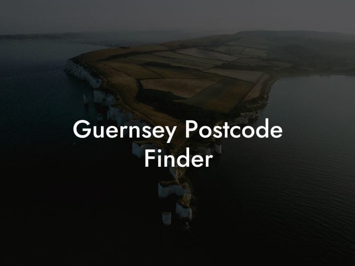 Guernsey Postcode Finder - UK Postcode Database - CSV & MySQL Postcodes