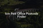 Iom Post Office Postcode Finder - UK Postcode Database - CSV & MySQL Postcodes
