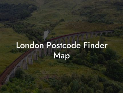 London Postcode Finder Map - UK Postcode Database - CSV & MySQL Postcodes