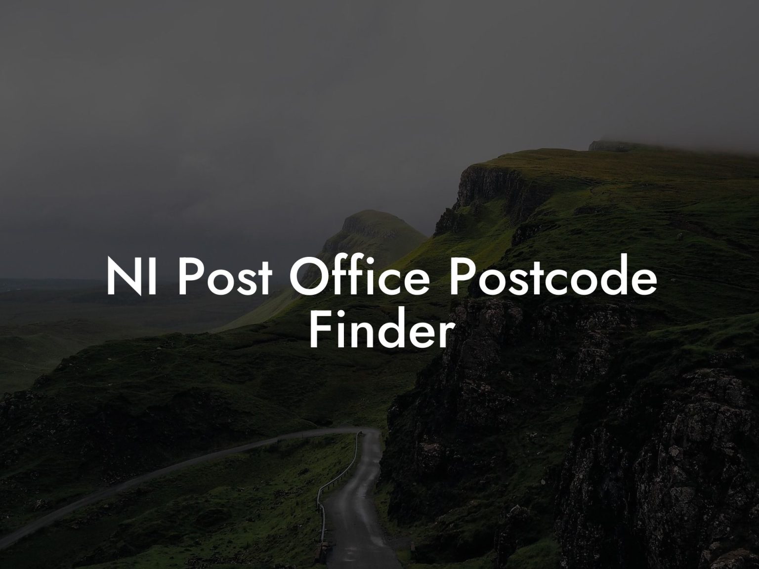 NI Post Office Postcode Finder - UK Postcode Database - CSV & MySQL Postcodes