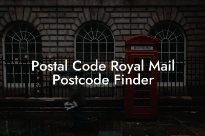 Postal Code Royal Mail Postcode Finder - UK Postcode Database - CSV ...
