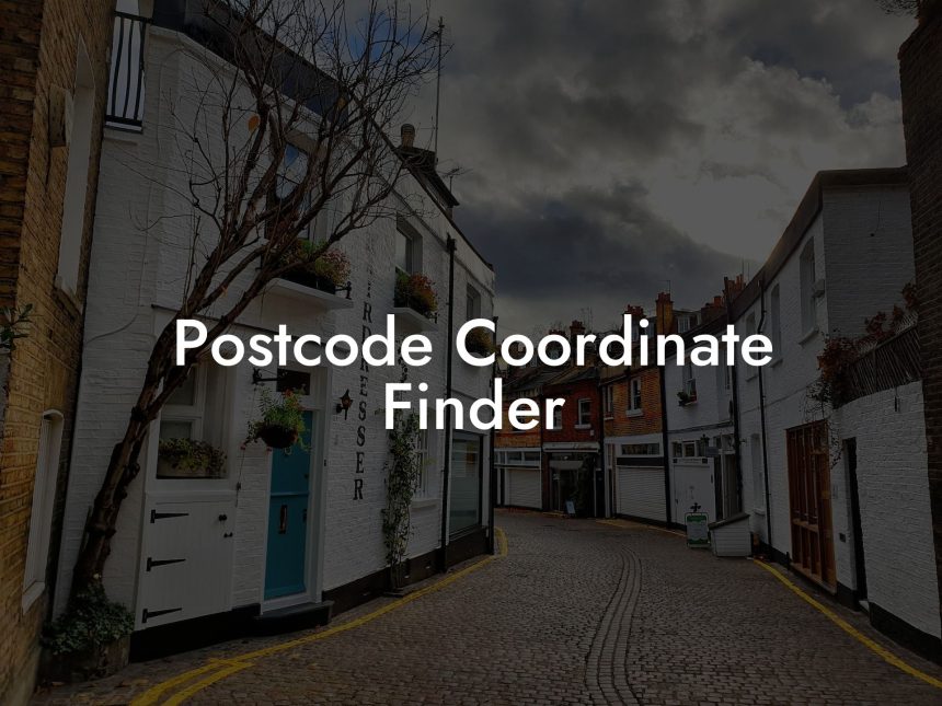Postcode Coordinate Finder - UK Postcode Database - CSV & MySQL Postcodes