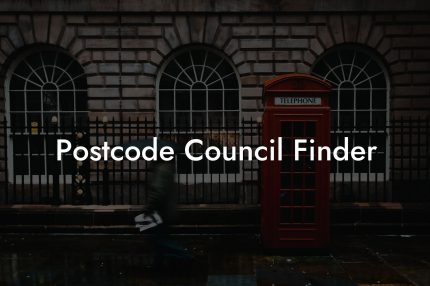 Postcode Council Finder - UK Postcode Database - CSV & MySQL Postcodes