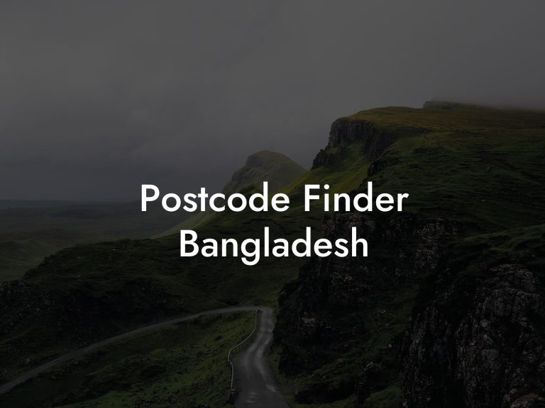 Postcode Finder Bangladesh - UK Postcode Database - CSV & MySQL Postcodes