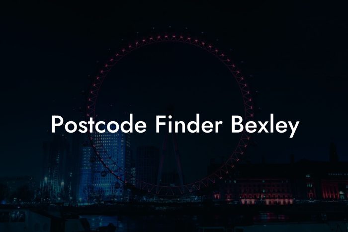 Postcode Finder Bexley - UK Postcode Database - CSV & MySQL Postcodes