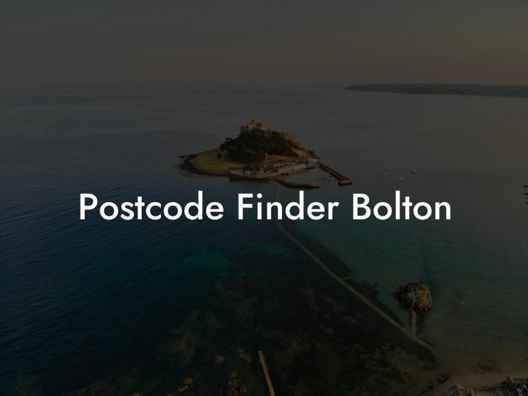 Postcode Finder Bolton - UK Postcode Database - CSV & MySQL Postcodes