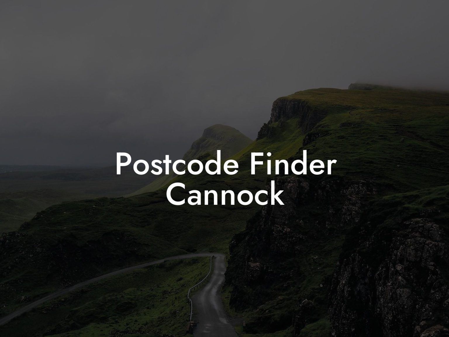 Postcode Finder Cannock - UK Postcode Database - CSV & MySQL Postcodes