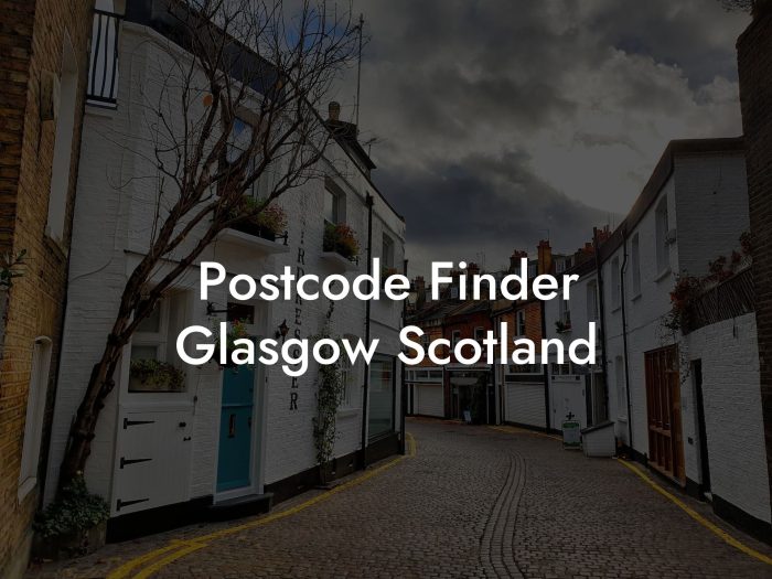 Postcode Finder Glasgow Scotland - UK Postcode Database - CSV & MySQL Postcodes