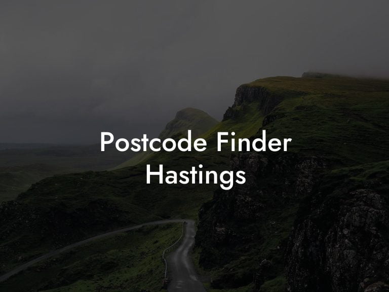 Postcode Finder Hastings - UK Postcode Database - CSV & MySQL Postcodes