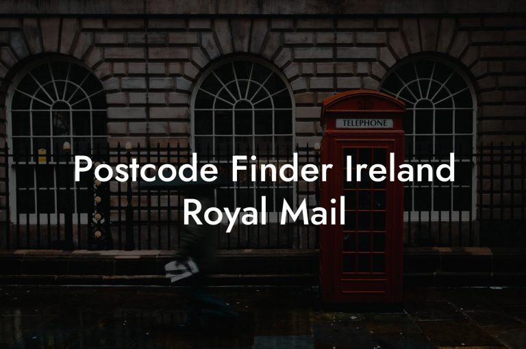 Postcode Finder Ireland Royal Mail - UK Postcode Database - CSV & MySQL ...