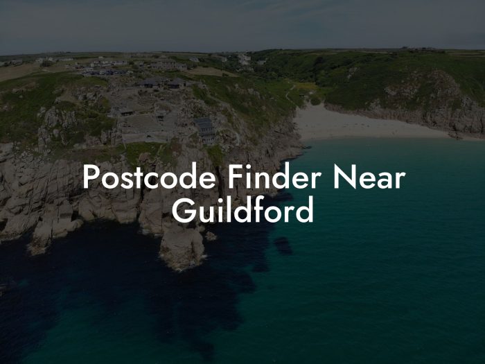 Postcode Finder Near Guildford - UK Postcode Database - CSV & MySQL Postcodes
