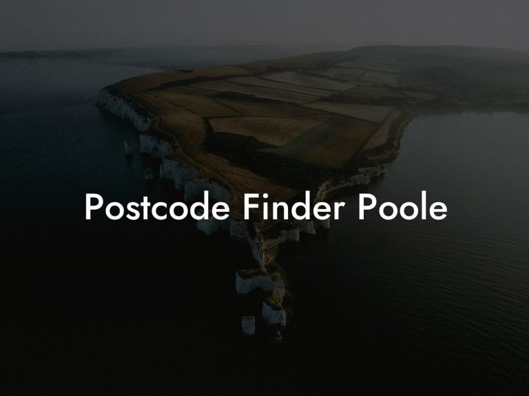 Postcode Finder Poole - UK Postcode Database - CSV & MySQL Postcodes