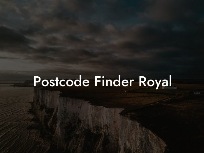 Postcode Finder Royal - UK Postcode Database - CSV & MySQL Postcodes