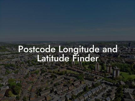 Postcode Longitude and Latitude Finder - UK Postcode Database - CSV & MySQL Postcodes