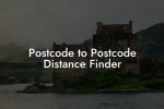 Postcode to Postcode Distance Finder - UK Postcode Database - CSV ...