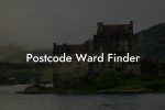 Postcode Ward Finder - UK Postcode Database - CSV & MySQL Postcodes
