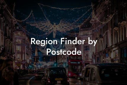 Region Finder by Postcode - UK Postcode Database - CSV & MySQL Postcodes