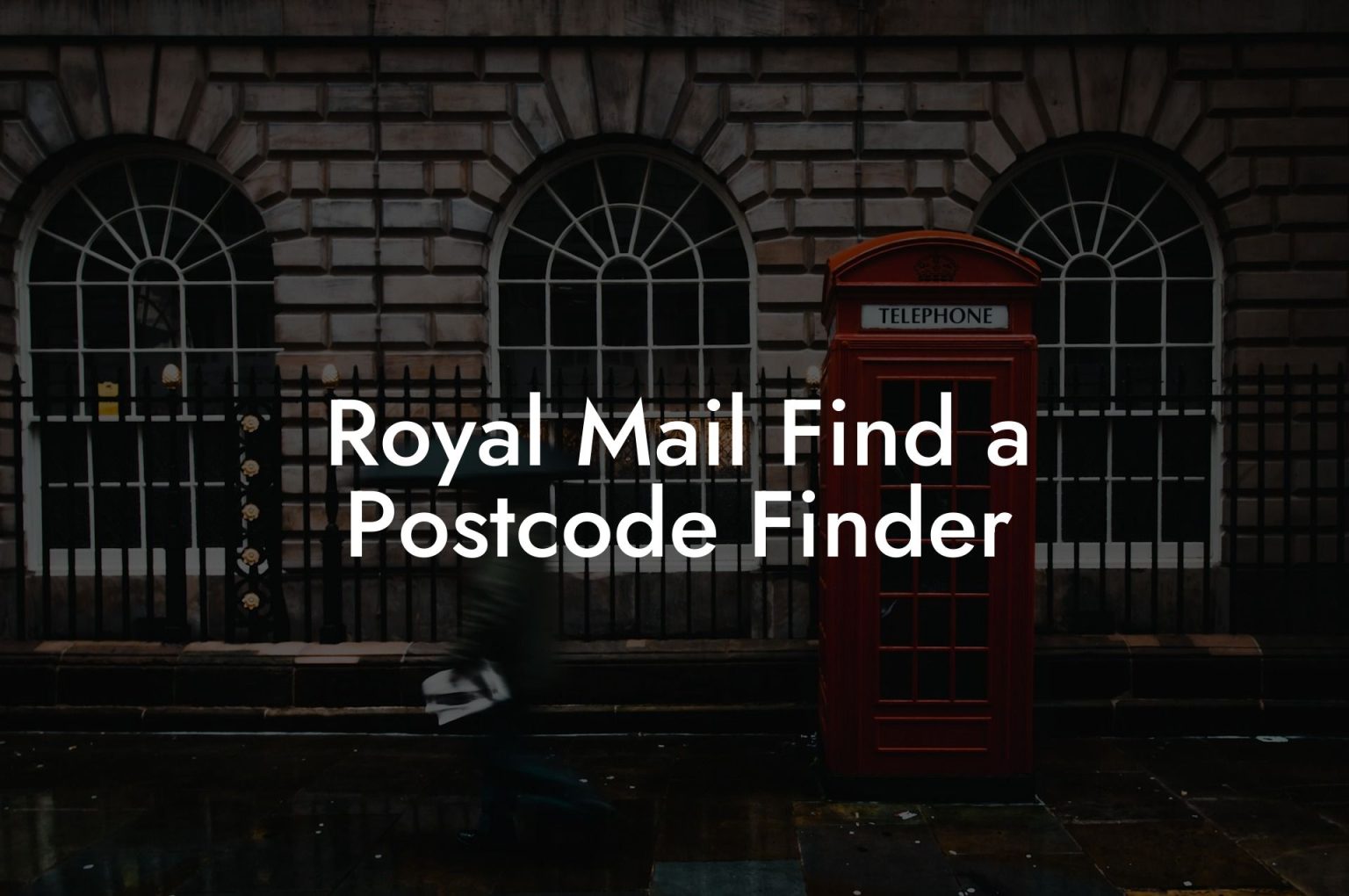 Royal Mail Find a Postcode Finder - UK Postcode Database - CSV & MySQL ...