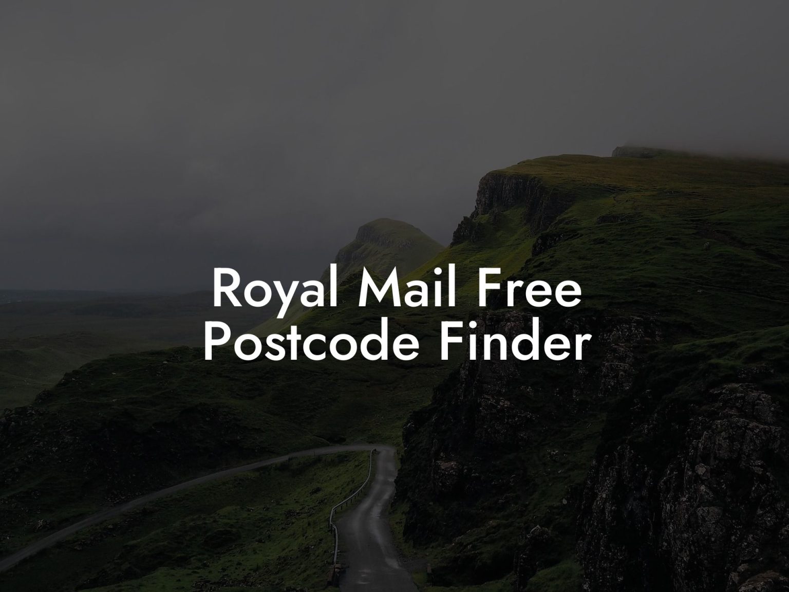 Royal Mail Free Postcode Finder - UK Postcode Database - CSV & MySQL ...