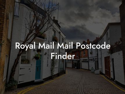 Royal Mail Mail Postcode Finder - UK Postcode Database - CSV & MySQL ...