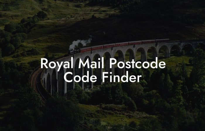 Royal Mail Postcode Code Finder - UK Postcode Database - CSV & MySQL ...