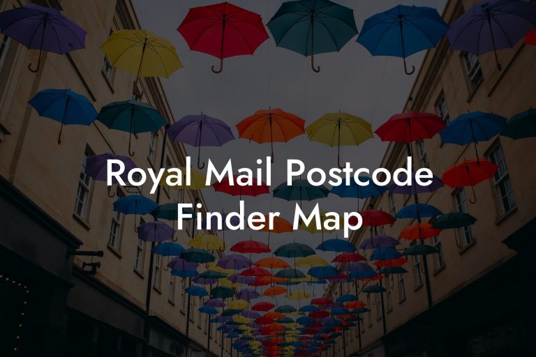 Royal Mail Postcode Finder Map - UK Postcode Database - CSV & MySQL ...