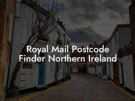 Royal Mail Postcode Finder Northern Ireland - UK Postcode Database ...