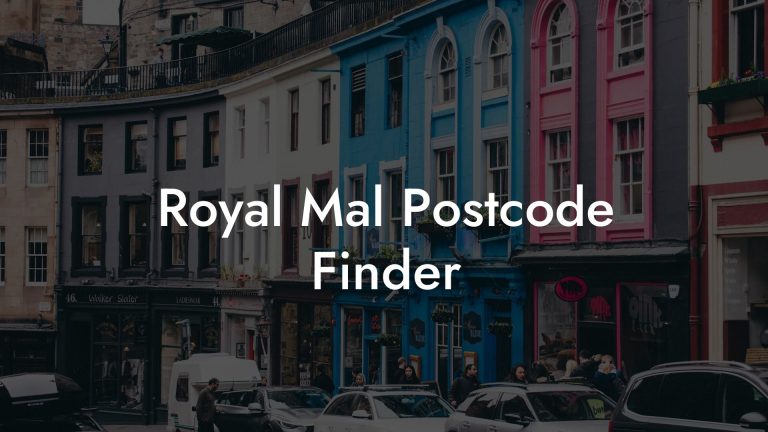 Royal Mal Postcode Finder - UK Postcode Database - CSV & MySQL Postcodes
