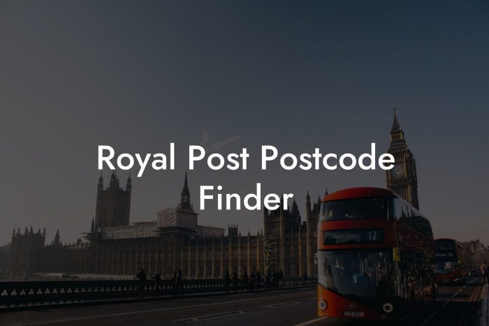 Royal Post Postcode Finder - UK Postcode Database - CSV & MySQL Postcodes