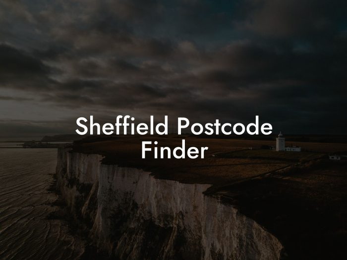 Sheffield Postcode Finder - UK Postcode Database - CSV & MySQL Postcodes