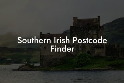Southern Irish Postcode Finder - UK Postcode Database - CSV & MySQL ...