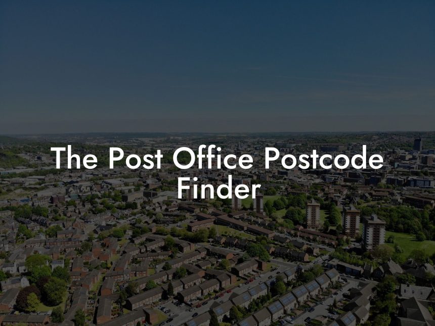 The Post Office Postcode Finder - UK Postcode Database - CSV & MySQL ...