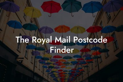 The Royal Mail Postcode Finder - UK Postcode Database - CSV & MySQL ...