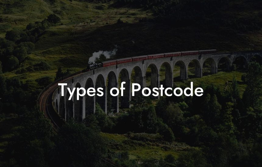 Types of Postcode - UK Postcode Database - CSV & MySQL Postcodes